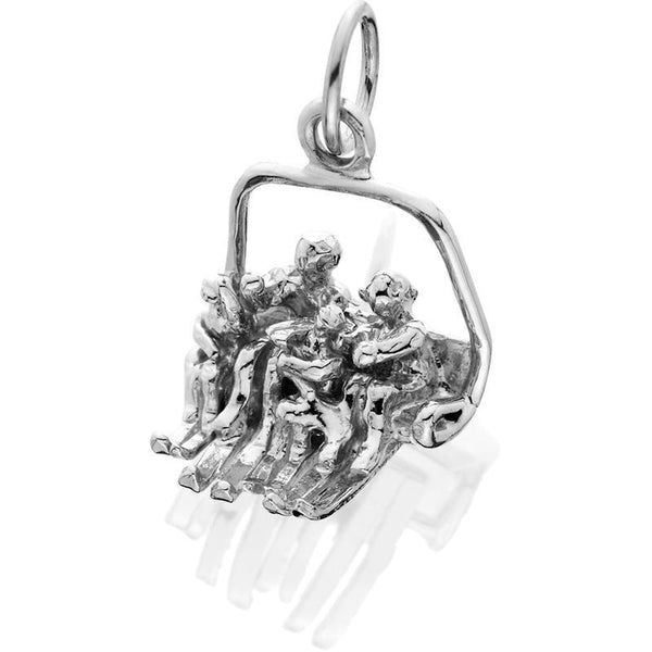 Chairlift Charm w/Family of 4 – Hines Goldsmiths